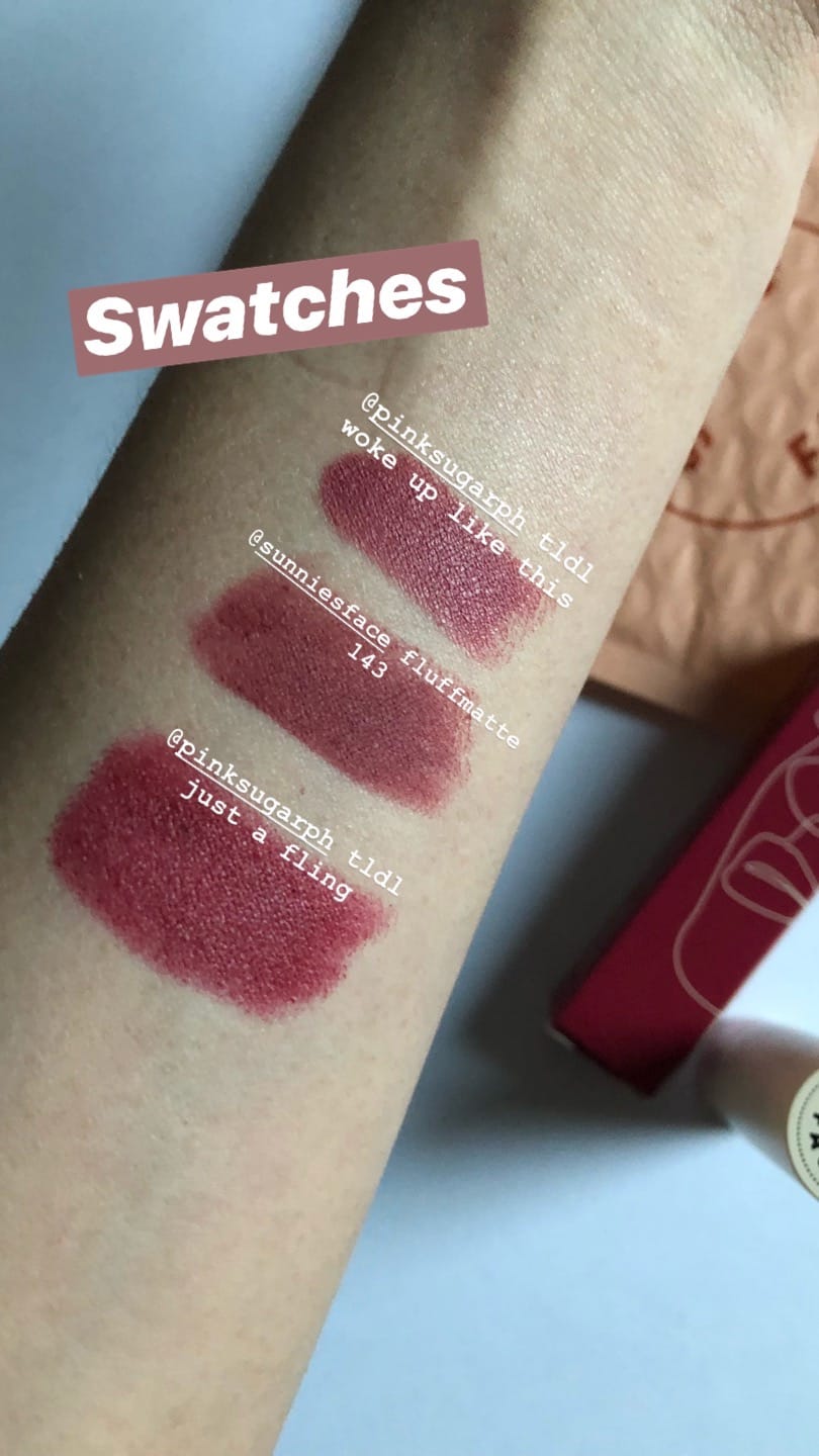 Sunnies Face Fluffmatte Lipstick in 143 Review | Marianne of the World