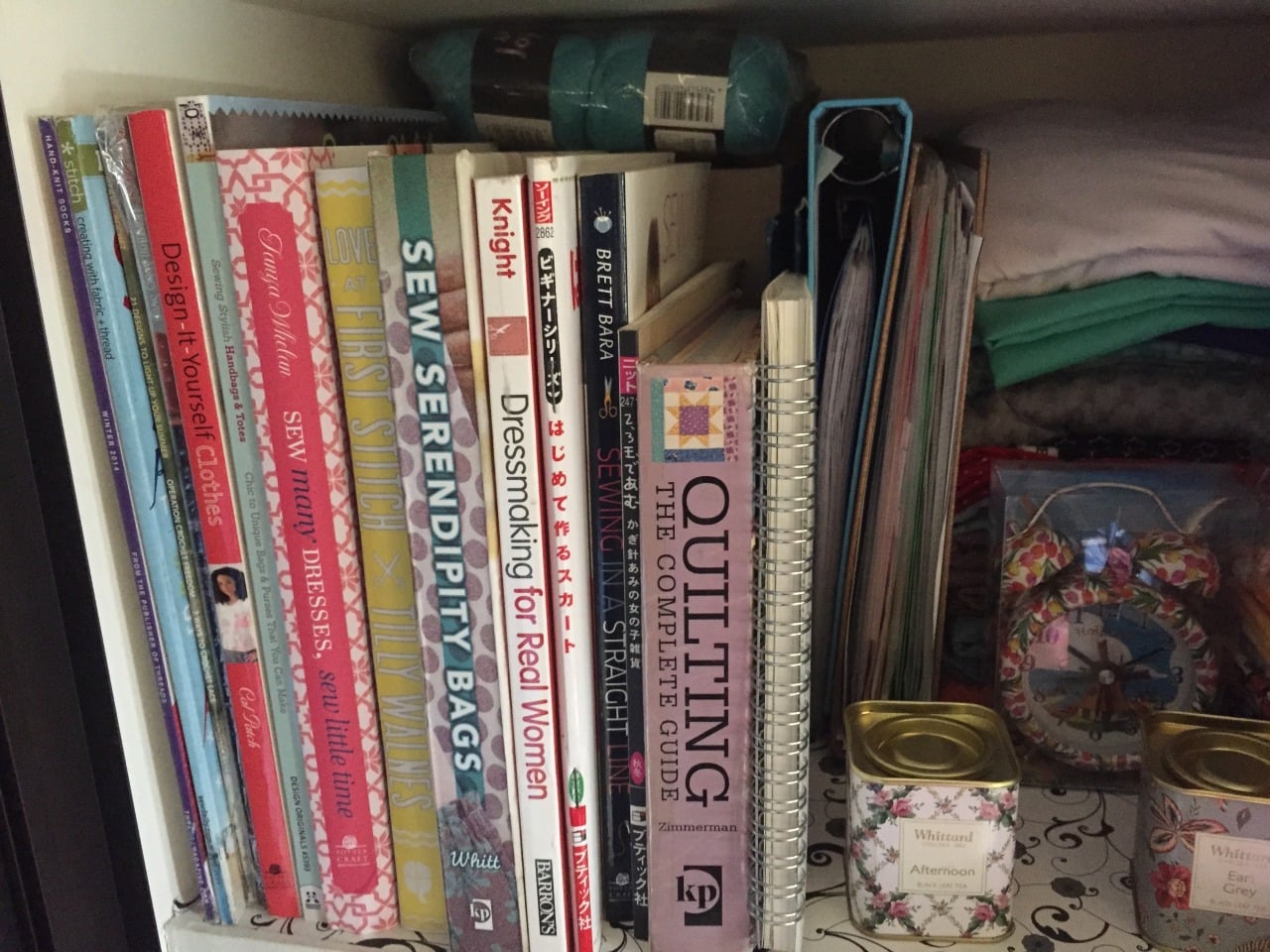 My Growing Sewing Library | Marianne of the World
